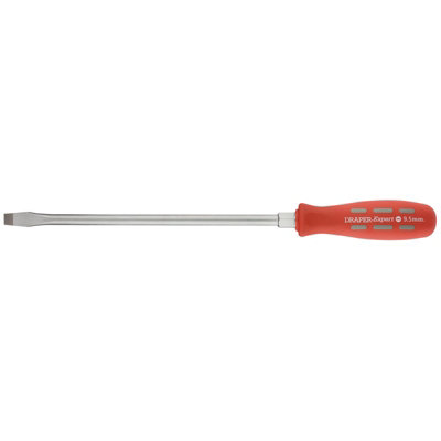 Draper Plain Slot Flared Tip Long Pattern Mechanic's Screwdriver, 9.5 x ...