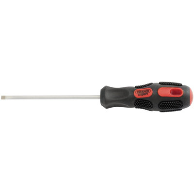 Draper Plain Slot Parallel Tip Screwdriver, 3.2 x 75mm (Sold Loose ...