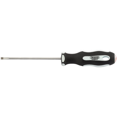 Draper Plain Slot Soft Grip Parallel Tip Screwdriver, 3 x 75mm 34971 ...
