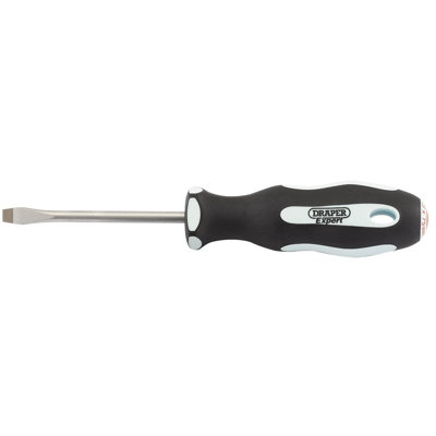 Draper Plain Slot Soft Grip Screwdriver, 5.5 x 75mm 34976 | DIY at B&Q