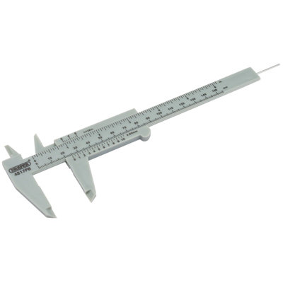 Draper Plastic Vernier Caliper, 0 - 150mm or 6" 73863 | DIY at B&Q