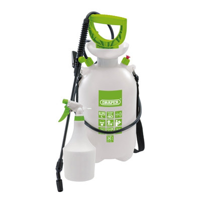 Draper Pressure Sprayer, 6.25L, with Mini Sprayer, 1L 82464 | £27.24 at B&Q