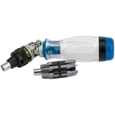 Draper Ratcheting Screwdriver and Bit Set (14 Piece) 40855