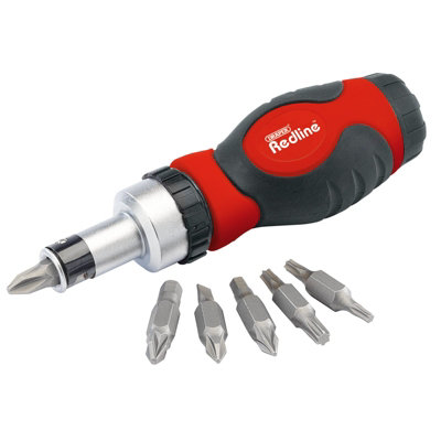 Draper Ratcheting Screwdriver and Bit Set (6 Piece) 68924 | DIY at B&Q