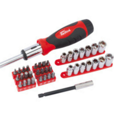 Draper Ratcheting Screwdriver Socket and Bit Set (40 Piece) 68835