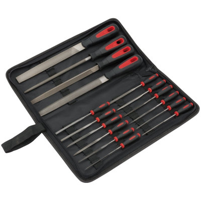 Draper Redline Engineers Hand File Needle File Tool Set Canvas Carry ...