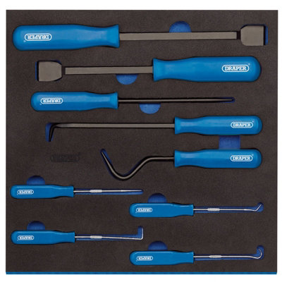 Draper Scraper, Hook and Pick Set in 1/2 Drawer EVA Insert Tray (9 ...