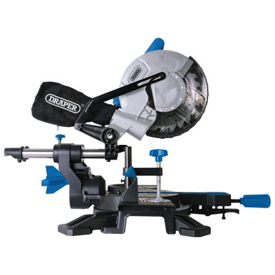 Draper Sliding Compound Mitre Saw with Laser Cutting Guide, 210mm ...