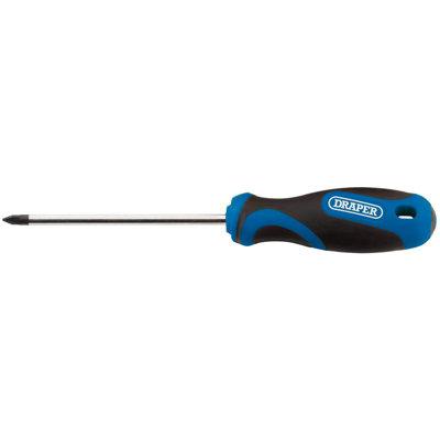 Draper Soft Grip Cross Slot Screwdriver, No.1 x 75mm 48931 | DIY at B&Q