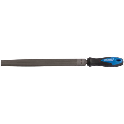 Draper Soft Grip Engineer's Half Round File and Handle, 300mm 00011 ...