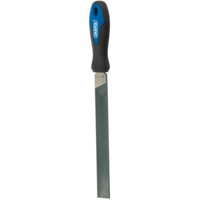 Draper Soft Grip Engineer's Hand File and Handle, 200mm 44953