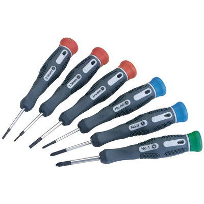 Draper Soft Grip Precision Screwdriver Set (6 Piece) 78924