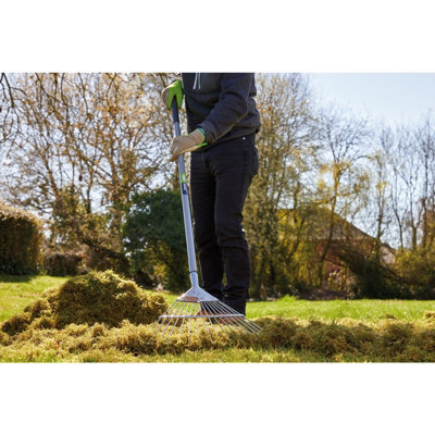 Draper Stainless Steel Soft Grip Lawn Rake 83764