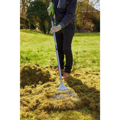 Draper Stainless Steel Soft Grip Lawn Rake 83764