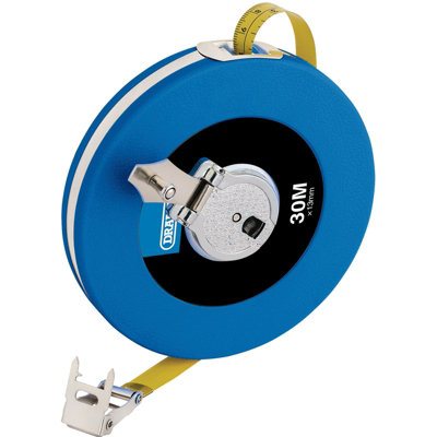 Draper Steel Measuring Tape, 30m/100ft x 13mm 88217 | DIY at B&Q