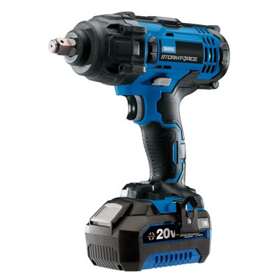 Draper Storm Force 20V Mid-Torque Impact Wrench, 1/2" Sq. Dr., 400Nm, 1 ...