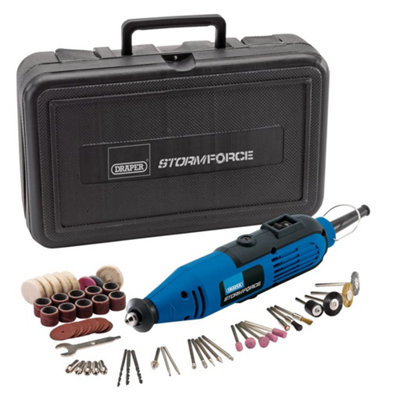 DRAPER STORM FORCE 230V ROTARY MULTI-TOOL KIT 135W VARIABLE SPEED 57 ...