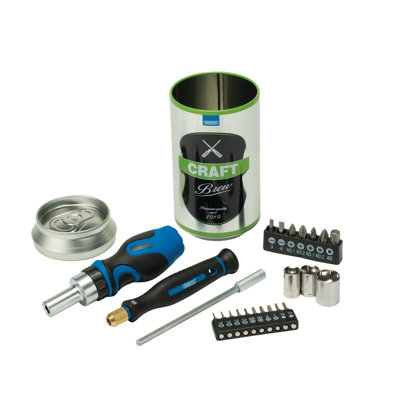 Draper Stubby Ratchet Screwdriver and Bit Set, Special Edition - Craft ...