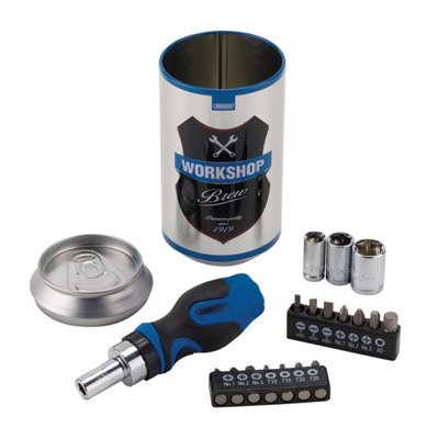 Draper Stubby Ratchet Screwdriver and Bit Set, Special Edition ...