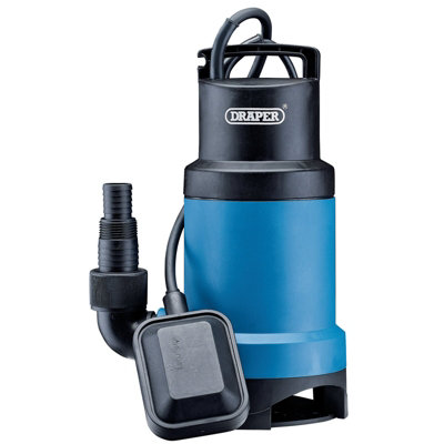 Draper Submersible Dirty Water Pump with Float Switch, 200L/Min, 750W 61667