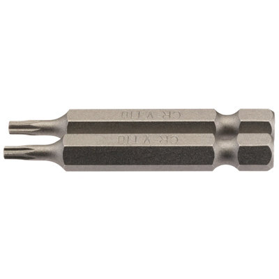 Draper T10 1/4" Hex. Draper TX-STAR Insert Bit 50mm Long x 2 66486 ...