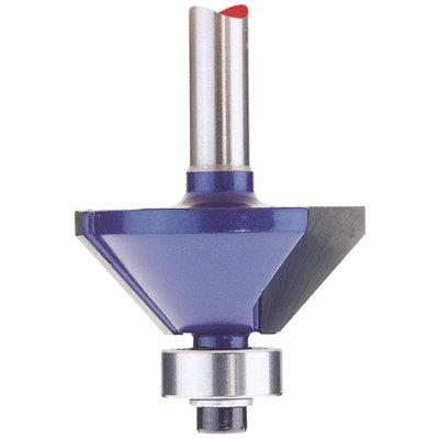 Draper TCT Router Bit, 1/4" Chamfering, 30mm x 45 degrees 75340
