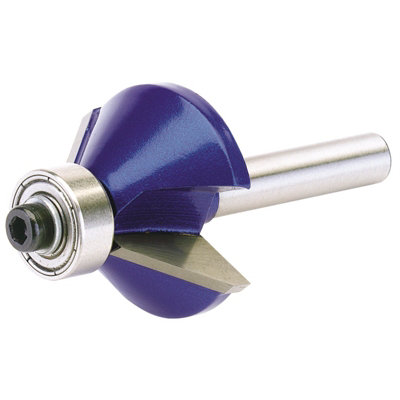 Draper TCT Router Bit, 1/4" Chamfering, 30mm x 45 degrees 75340