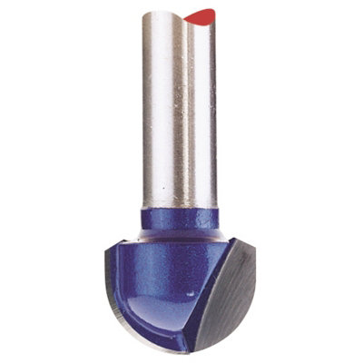 Draper TCT Router Bit, 1/4" Core Box, 12.7 x 6.35mm Radius 75345
