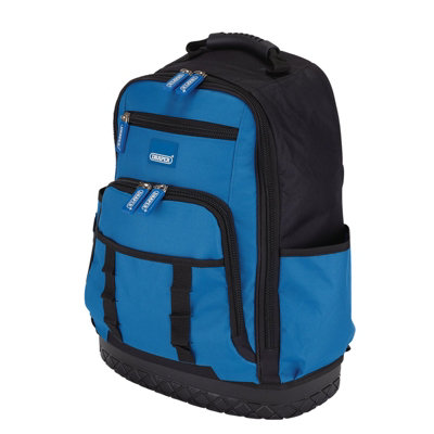 Draper Tool Backpack, Blue 28046 at B&Q