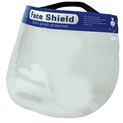 Draper Tools Disposable Face Shield Bulk Buy (Pack Of 24) | DIY at B&Q