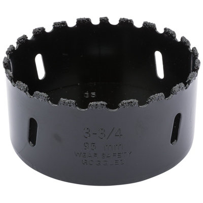 Draper Tungsten Carbide Grit Hole Saw, 95mm 34965