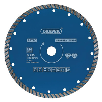 Draper Turbo Diamond Blade, 230mm 99790