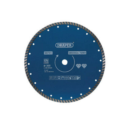 Draper Turbo Diamond Blade, 300mm 99791