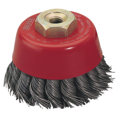 Draper Twist Knot Wire Cup Brush, 60mm, M10 52630
