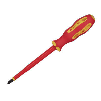 Draper XP1000 VDE Cross Slot Screwdriver, No.3 x 150mm 64433