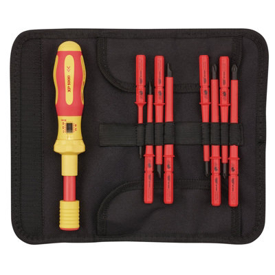 Draper XP1000 VDE Interchangeable Torque Screwdriver Set (9 Piece) 65372