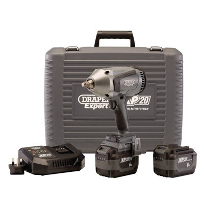 Draper XP20 20V Brushless Impact Wrench Kit, 1/2" Sq. Dr. 94080
