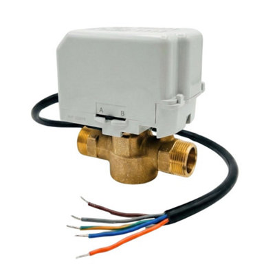 Drayton 22mm 2 Port Motorised Zone Valve 27100 | DIY at B&Q