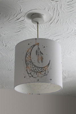 Dream Catcher with Crescent Moon (Ceiling & Lamp Shade) / 45cm x 26cm ...