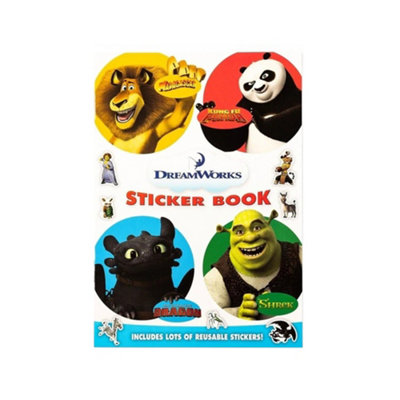 DreamWorks Reusable Characters Sticker Book Multicoloured (One Size)