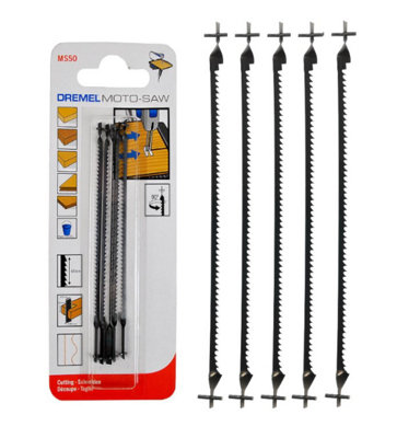 DREMEL MS50 Moto-Saw Side Cutting Saw Blade (5/Pack) (To Fit: Dremel ...