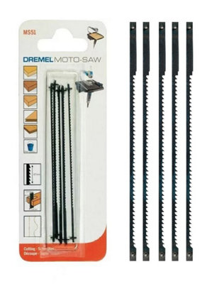 DREMEL MS51 Moto-Saw General Purpose Wood Cutting Saw Blade (5/Pack ...