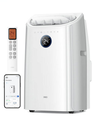 Dreo 12000 Btu Portable Air Conditioner, 3-in-1 Cool / Fan / Dry Quiet ...