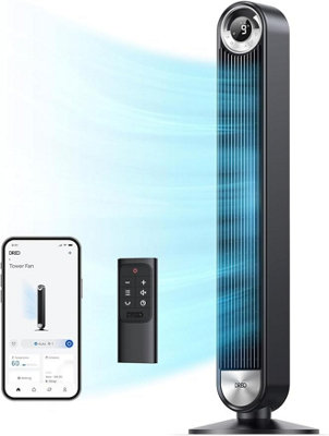 Dreo Cruiser Pro T2 Tower Fan for Bedroom, Smart Oscillating Quiet ...