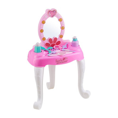 Dressing Table Toy Set with Light for Kids 60cm H