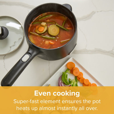 Drew&Cole CleverPot - Electric Hot Pot (Black)