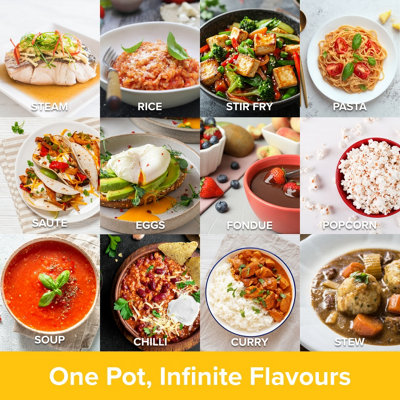 Drew&Cole CleverPot - Electric Hot Pot (Black)