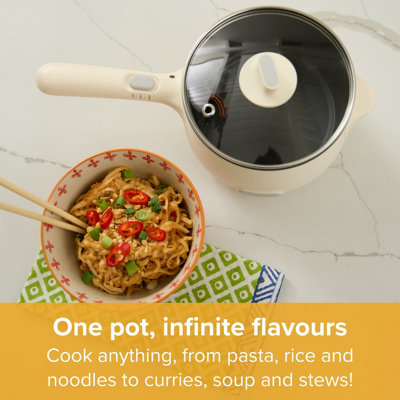 Drew&Cole CleverPot - Electric Hot Pot (Cream)