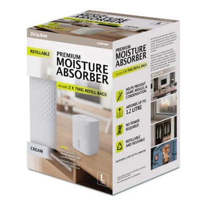 Dri Aire Dehumidifier Large Hi Grade Complete With 2 x 700g Refill Bags ...