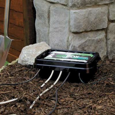 DRiBOX Medium IP55 Black Weatherproof Outdoor Electrical Power Cord ...